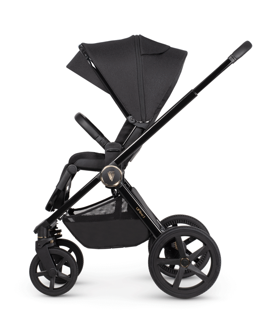 Upline 2 All Black Pram - Venicci UK
